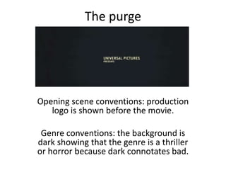 The purge | PPT