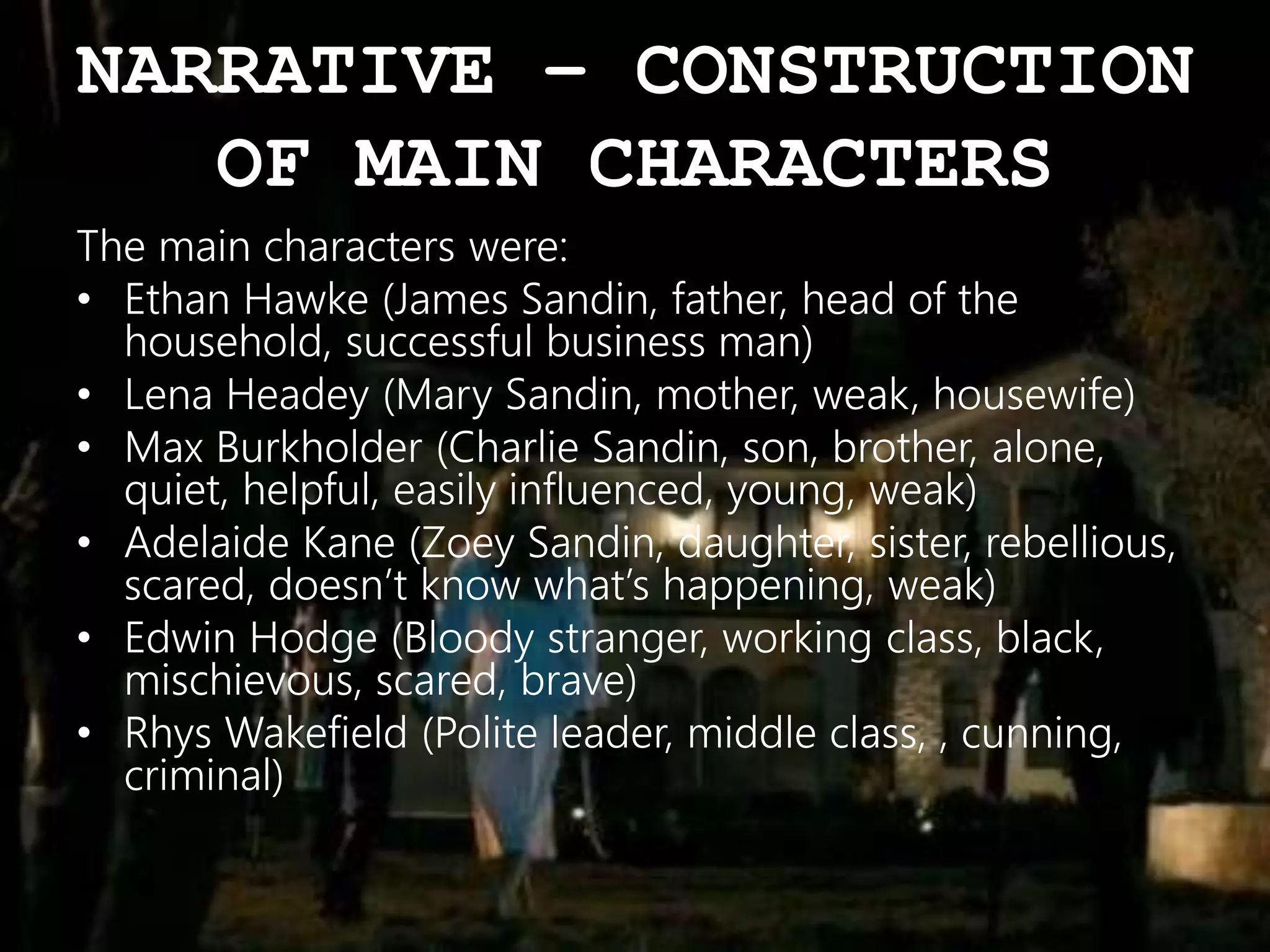 THE PURGE - CASE STUDY | PPTX