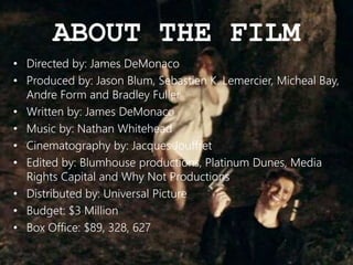 THE PURGE - CASE STUDY | PPTX