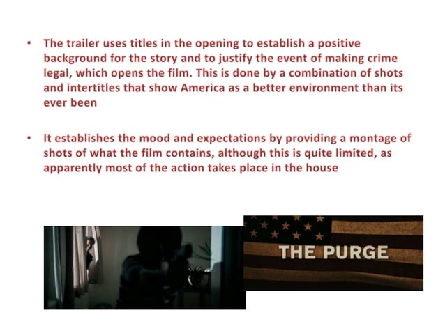 The Purge - Trailer Analysis | PPT