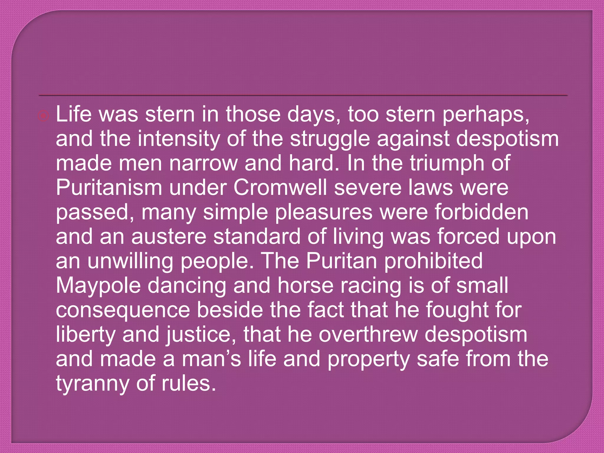 The puritan movement | PPT