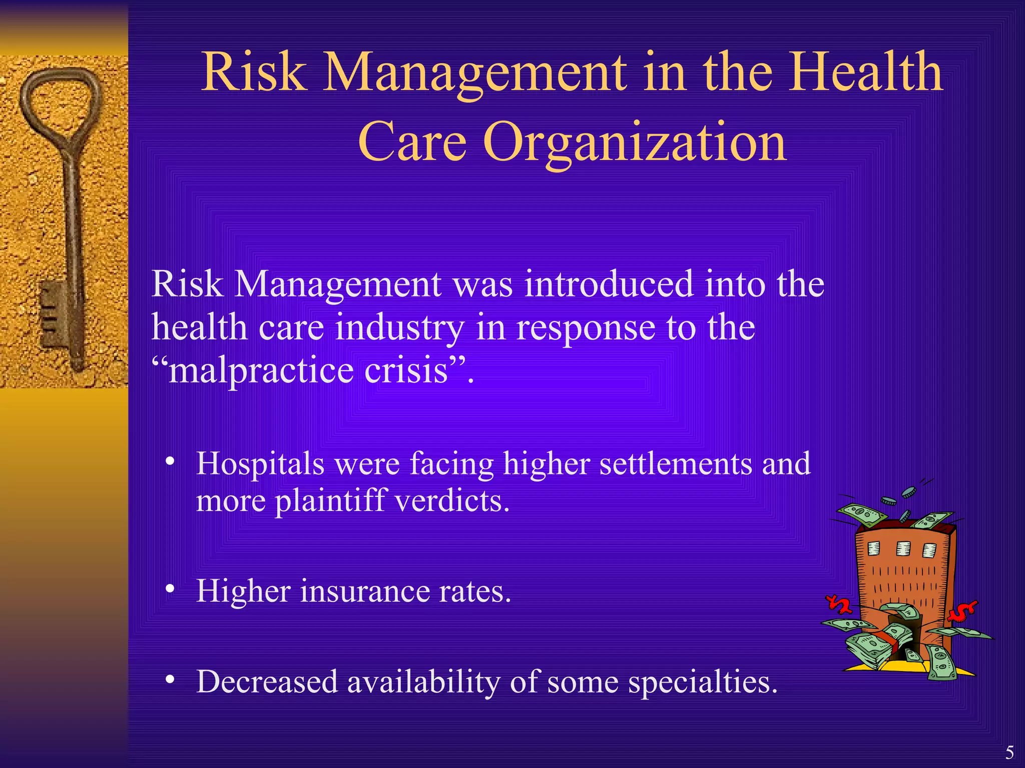 The Purpose And Goals Of Risk Management | PPT