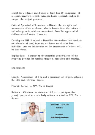 The purpose is to initiate the steps for planning, researching and d | PDF