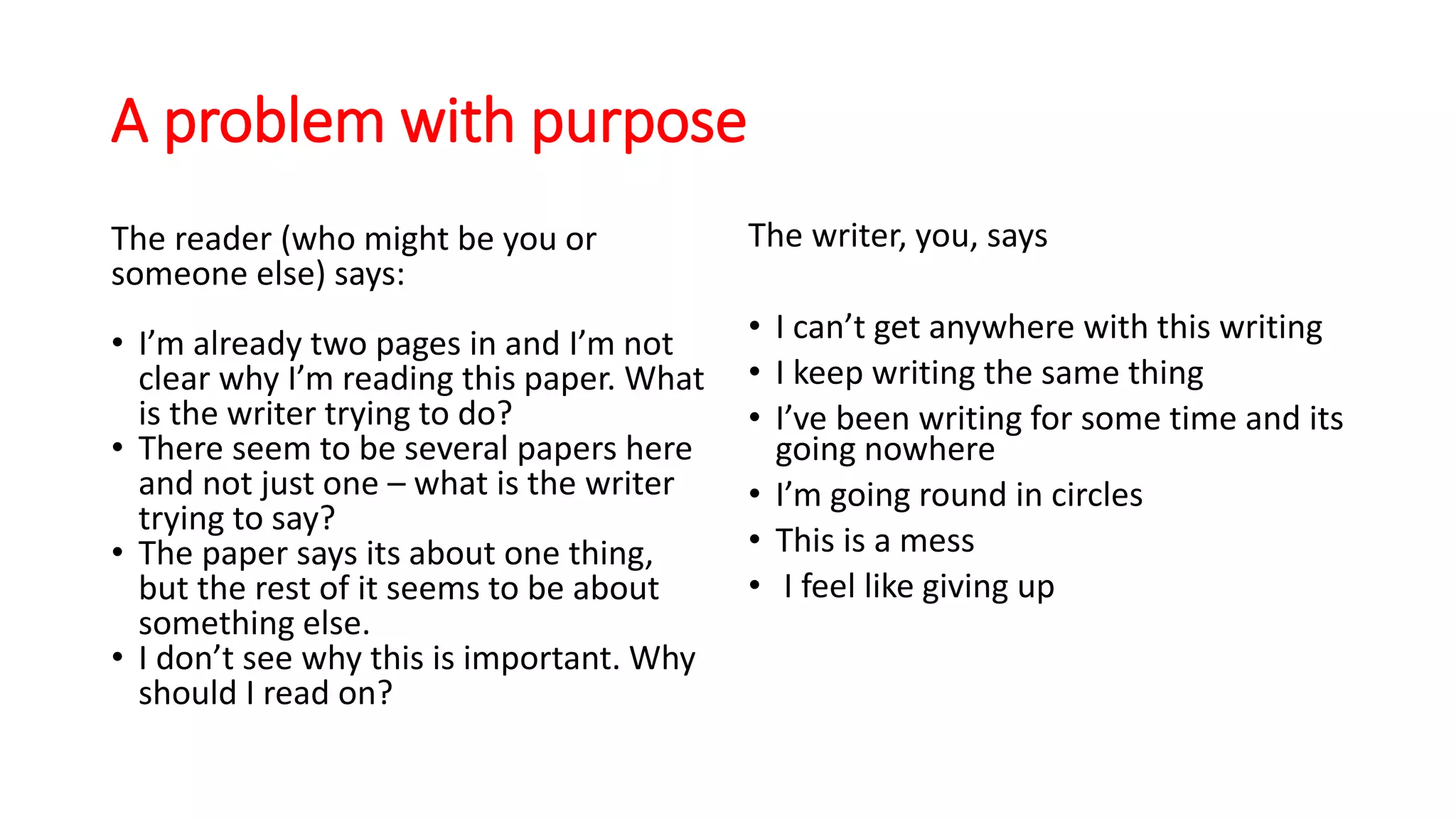 The purposeless paper | PPTX