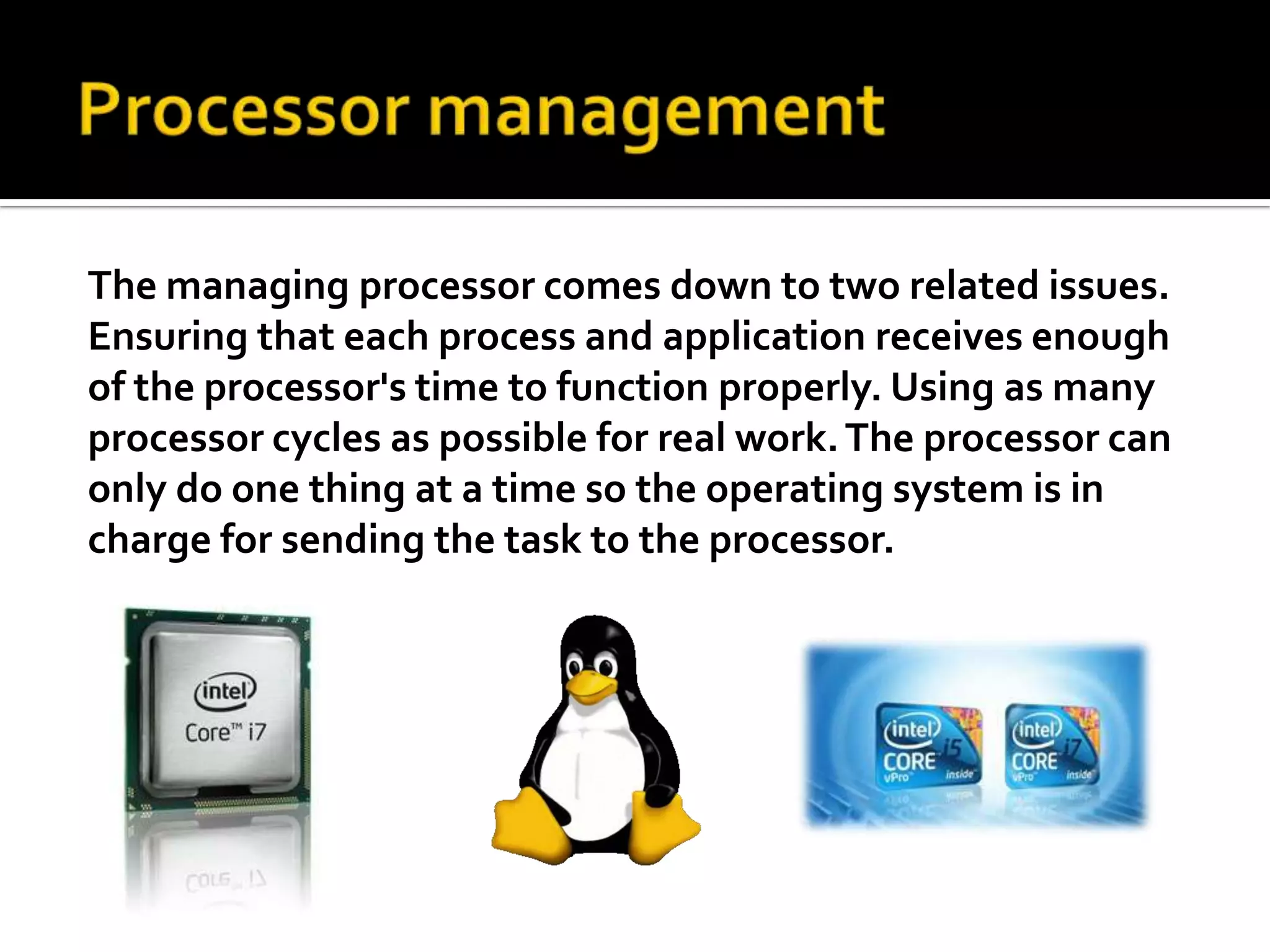 The purpose of an operating system | PPTX