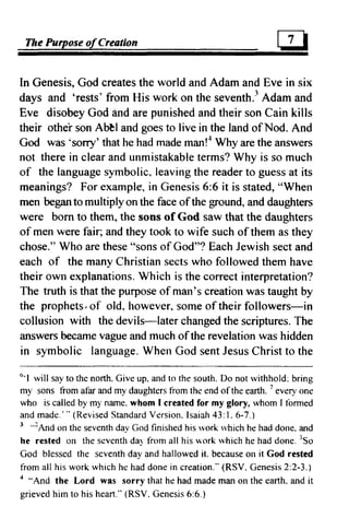 The Purpose of Creation | PDF
