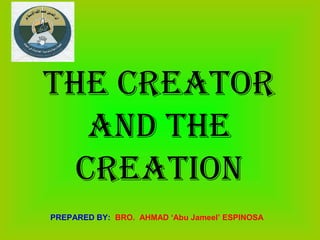 The Purpose of Creation | PPT