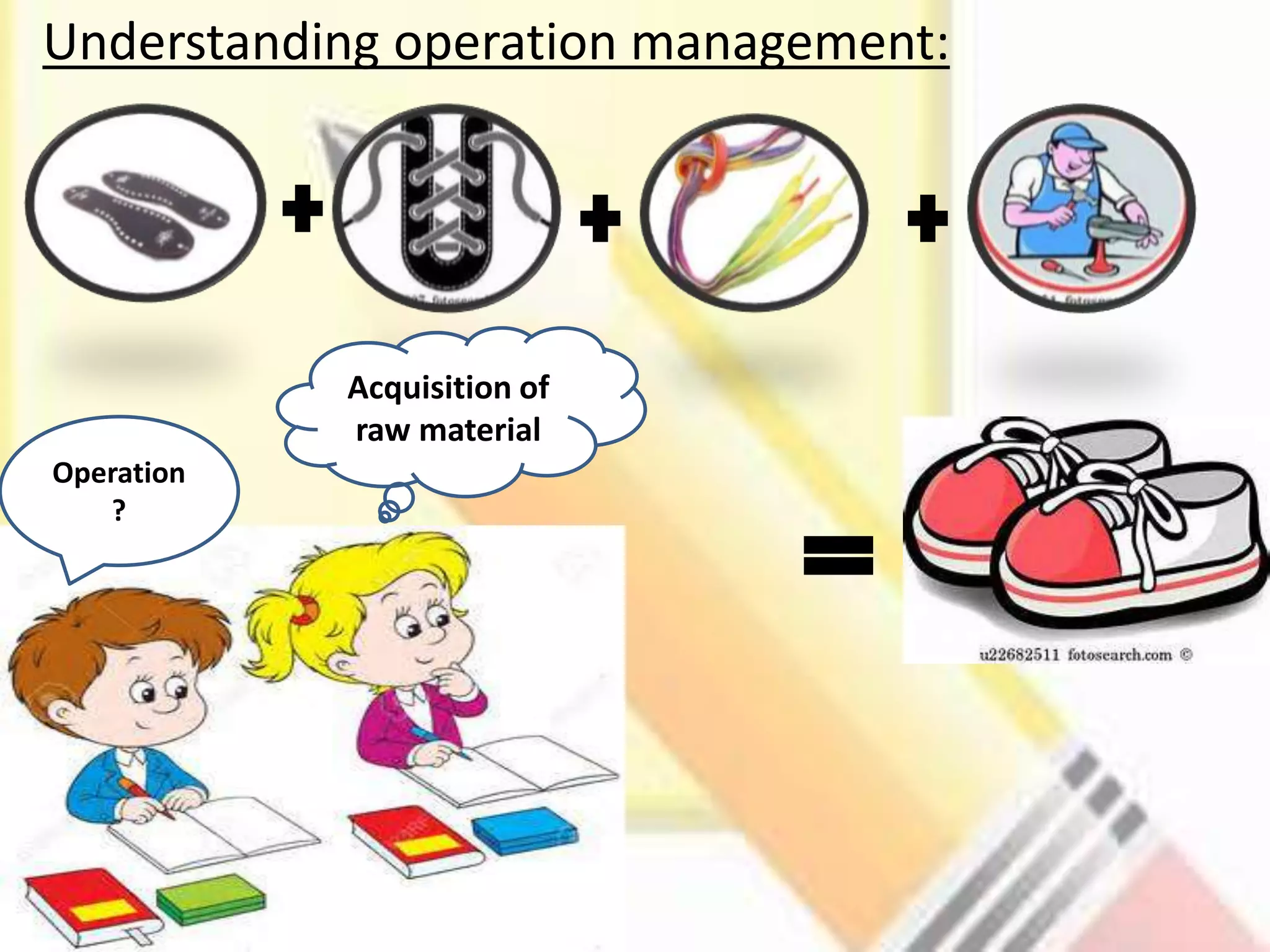 The purpose of the operations function | PPTX