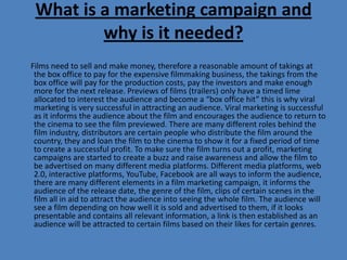 The purpose of trailers | PPTX