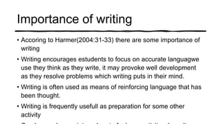 The purpose of writing | PPTX