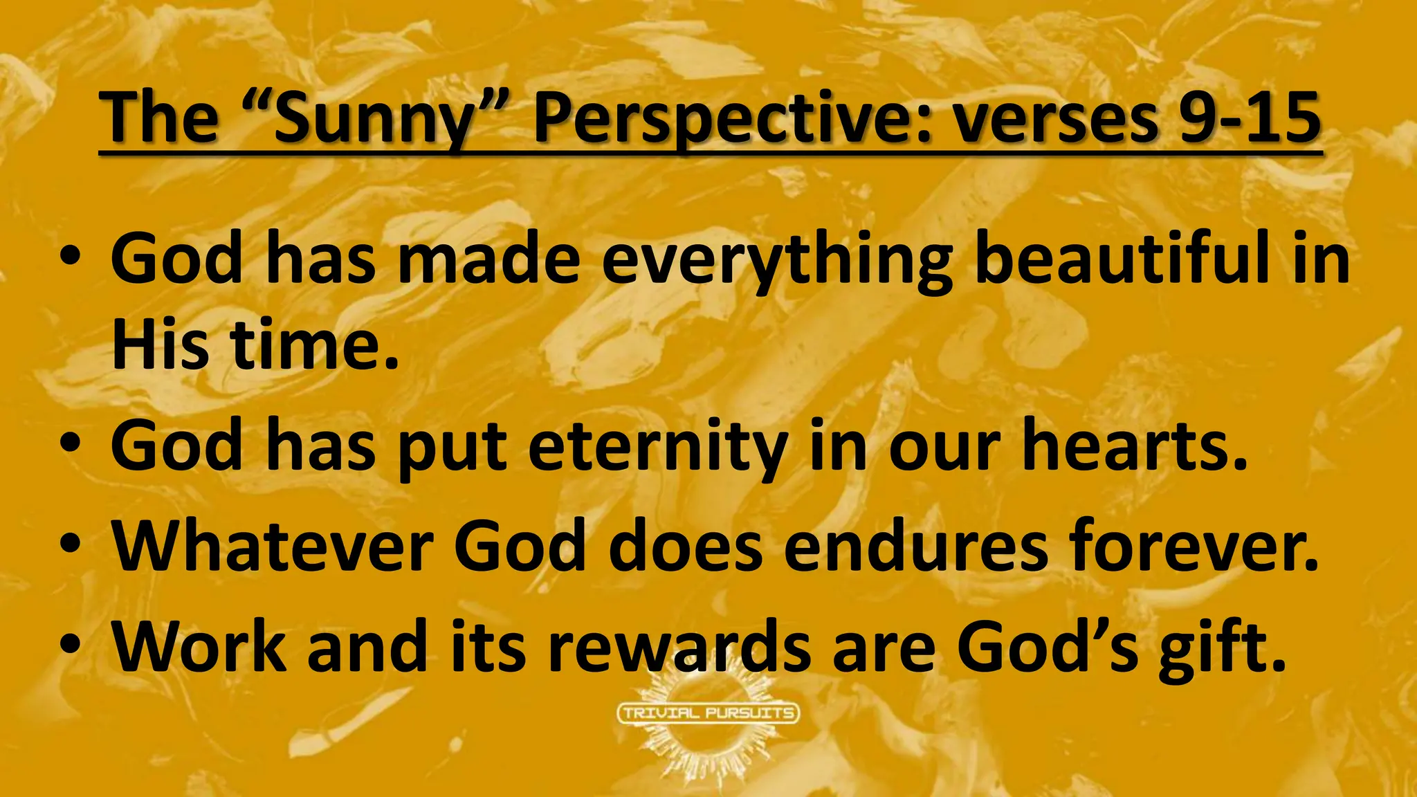 The Pursuit of God's Timetable_Ecclesiastes 3.pptx