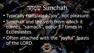 The Pursuit of Worldly Pleasure_Ecclesiastes 2.pptx