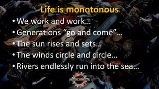 The Pursuit of Worldly Wisdom - Sermon Slides | PPTX