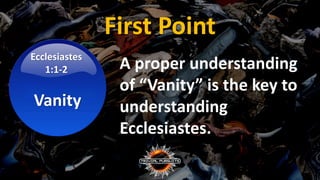 The Pursuit of Worldly Wisdom - Sermon Slides | PPTX