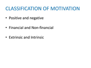 Motivation - What motivates us? | PPTX