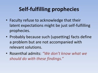 The pygmalion effect | PPTX