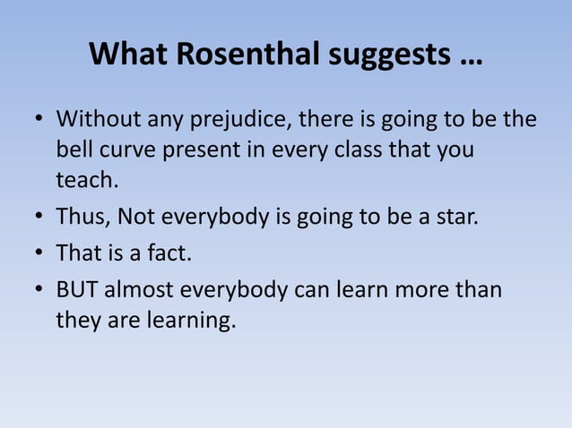 The pygmalion effect | PPTX | Education