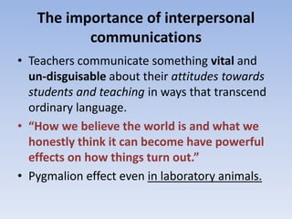 The pygmalion effect | PPTX
