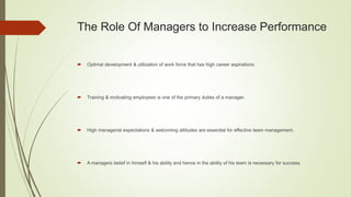 Pygmalion effect in Management | PPTX