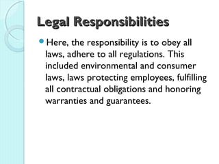 The pyramid of corporate social responsibility | PPT