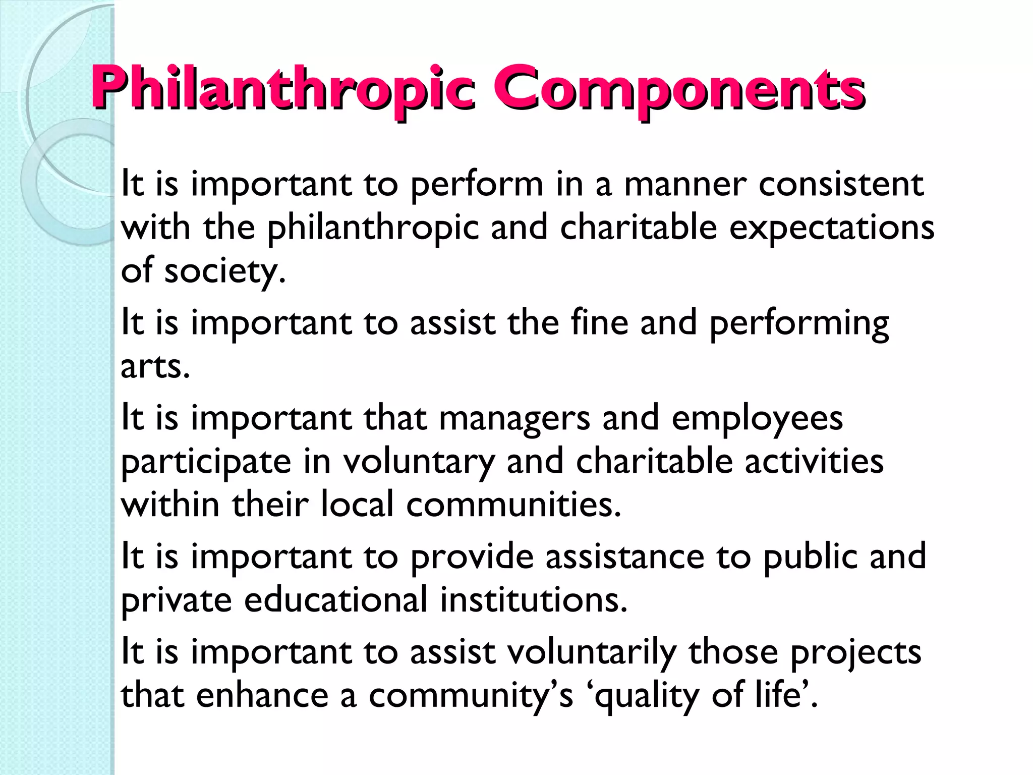 9The pyramid of corporate social responsibility | PPT