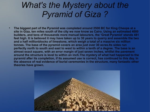 The pyramid of giza 2 | PPT