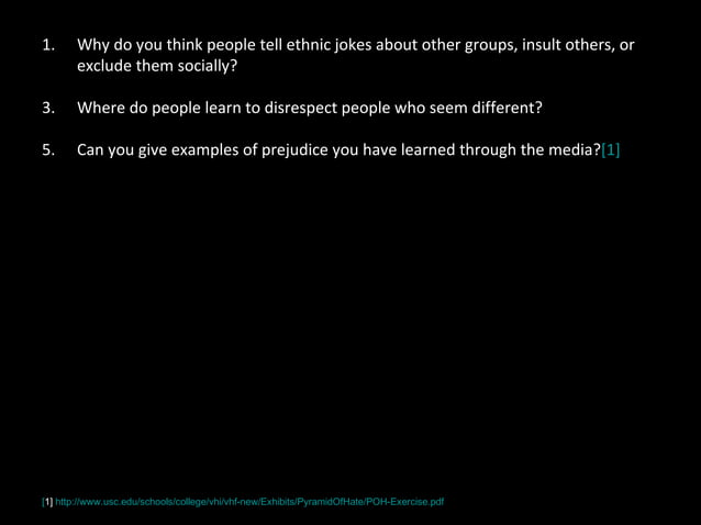 The Pyramid of Hate | PPT | Debated Sensitive Social Issues | Sensitive ...