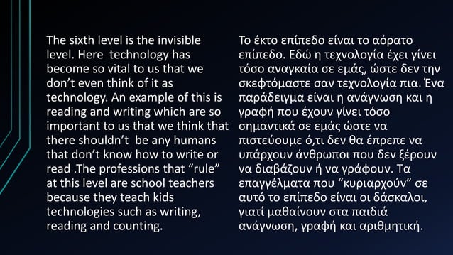 The pyramid of technology saranti | PPT