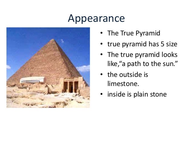 The pyramids