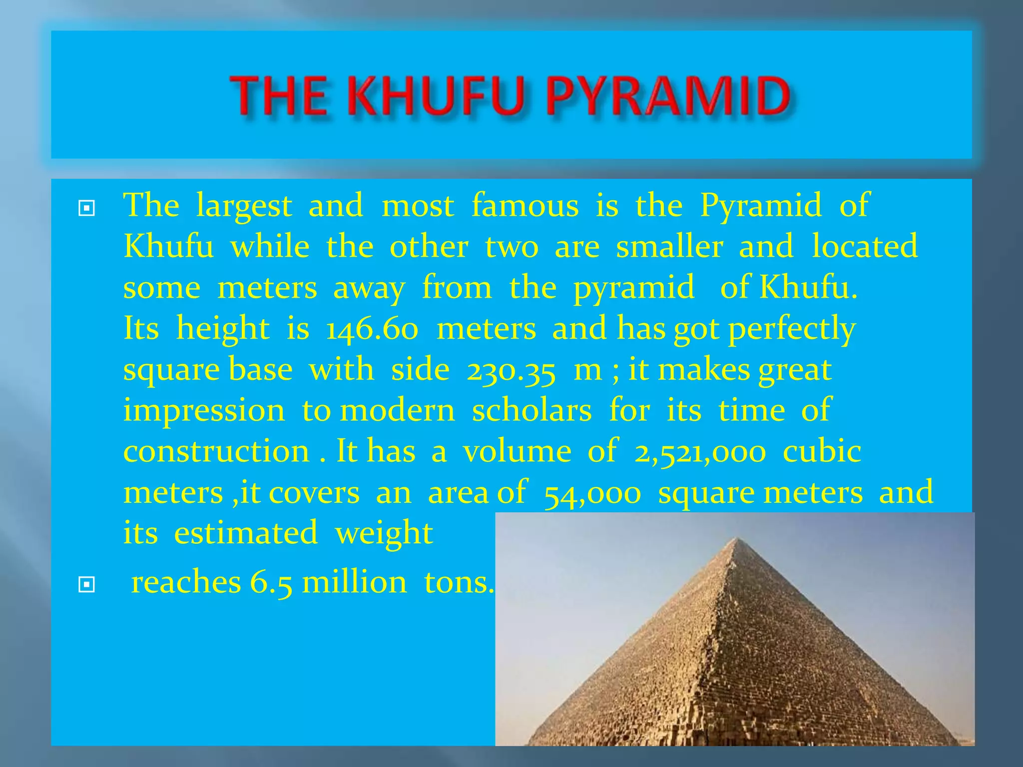 The pyramids of giza copy | PPTX