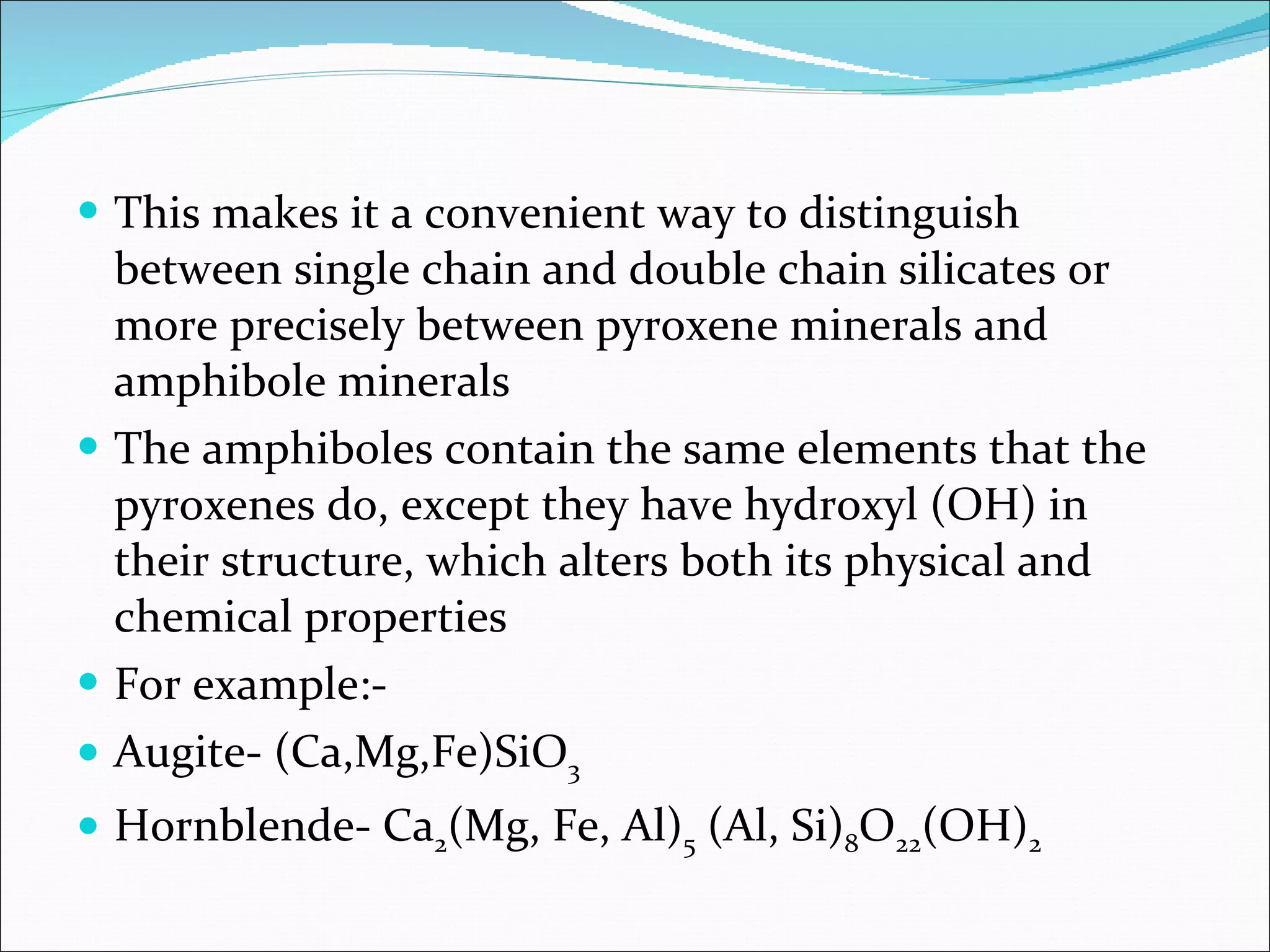 The pyroxene group of minerals03 | PPT