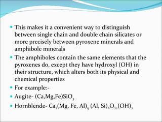 The pyroxene group of minerals03 | PPT