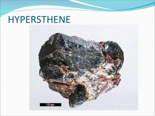 The pyroxene group of minerals03 | PPT | Geology | Science