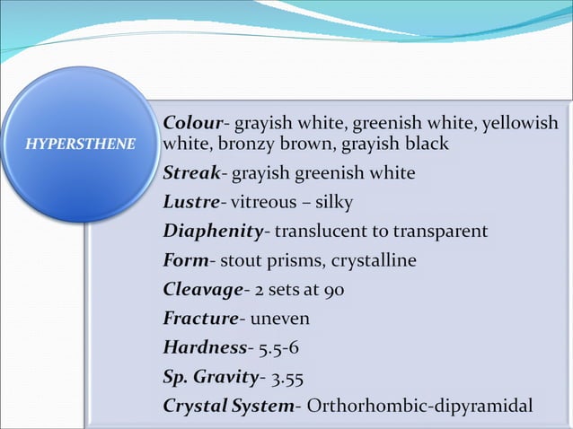 The pyroxene group of minerals03 | PPT | Geology | Science