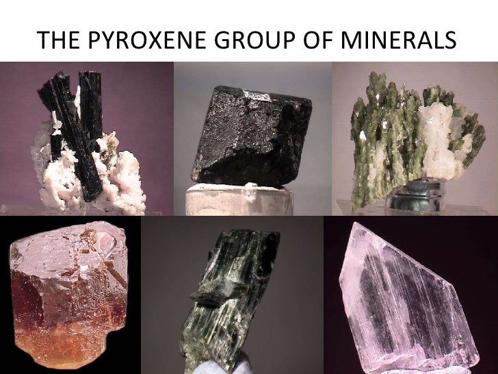 The pyroxene group of minerals03