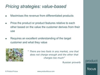 The pyschology of pricing | PPTX