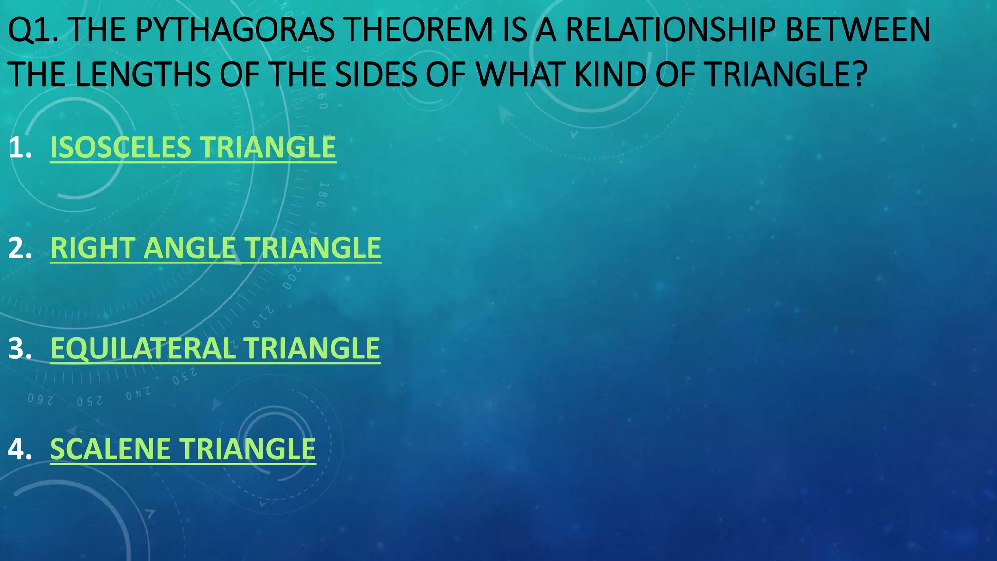 The Pythagoras Theorem | PPTX