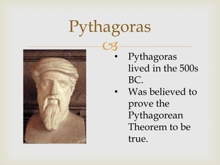The pythagorean theorem | PPT