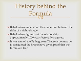The pythagorean theorem | PPT