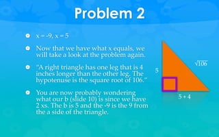 The pythagorean theorem | PPTX