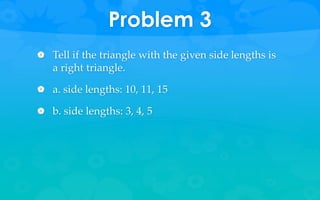 The pythagorean theorem | PPTX