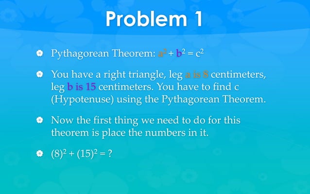 The pythagorean theorem | PPTX