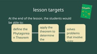 how to solve the missing sides using pythagorean theorem.pptx