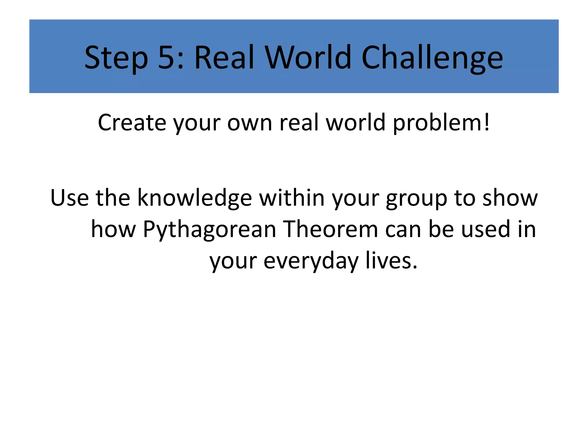 The pythagorean theorem webquest mathconn | PPTX