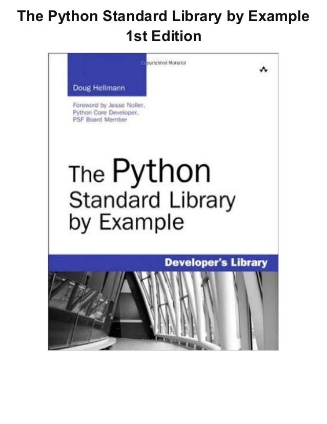 The python standard library by example 1st edition pdf ebook full free The python standard library by example 1st edition pdf ebook full free