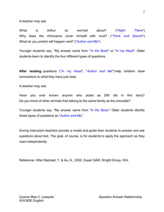 The qar approach | PDF