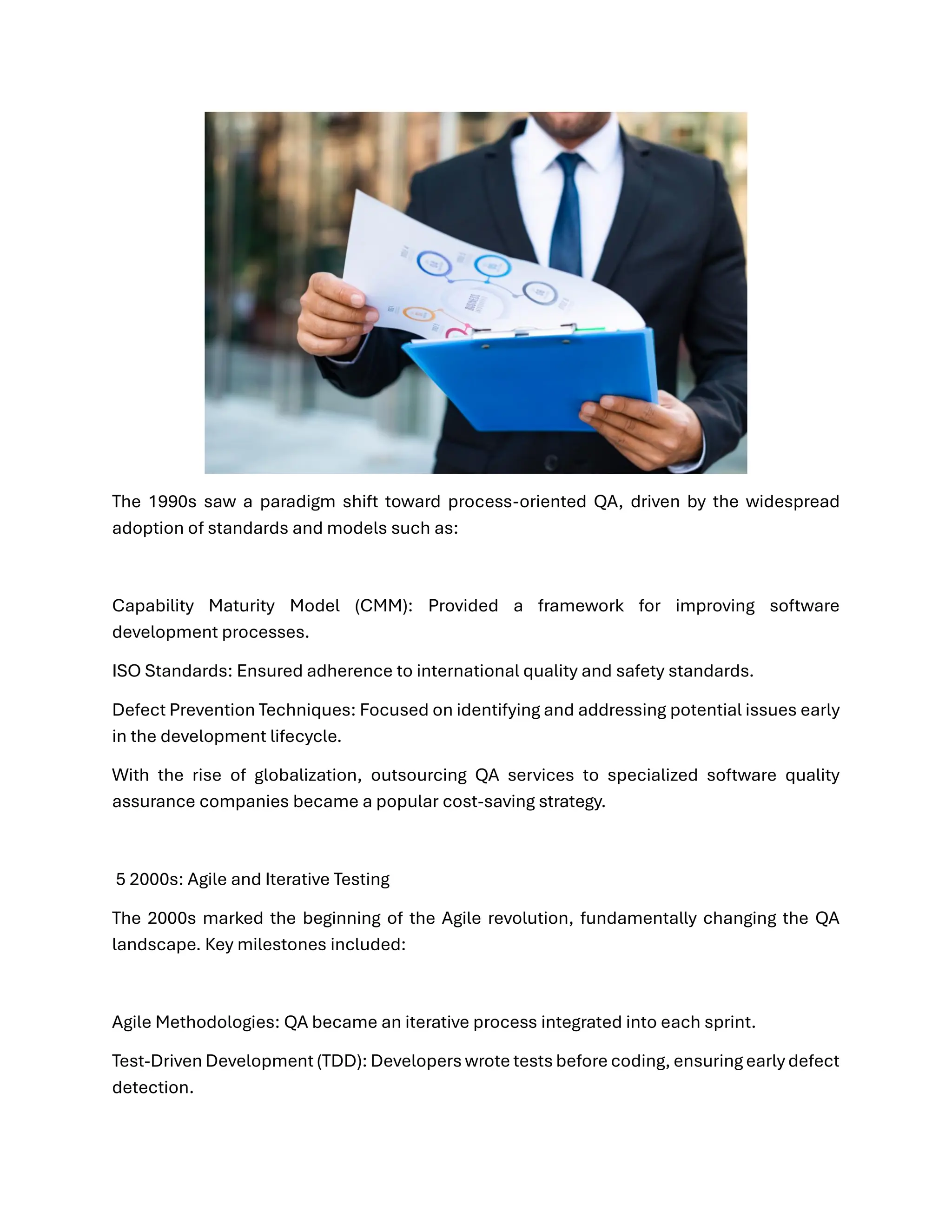 The QA Timeline - Key Milestones in the Evolution of Quality Assurance ...