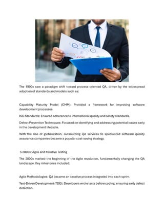 The QA Timeline - Key Milestones in the Evolution of Quality Assurance ...