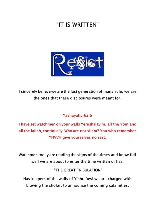 The qodesh people (YHVVH) | PDF