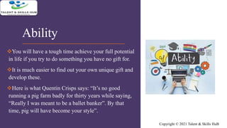 The Qualities of Self Development | PPTX